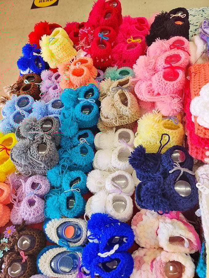 Tiny shoes for tiny feet! This rainbow collection of baby booties might be the most adorable thing you'll see all day.