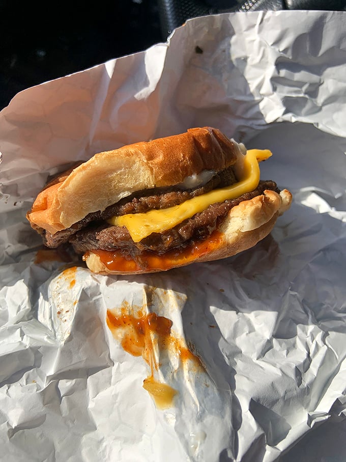 The Galley Boy in all its glory—two special sauces creating a sweet-savory symphony that makes other burgers seem like they're not even trying.