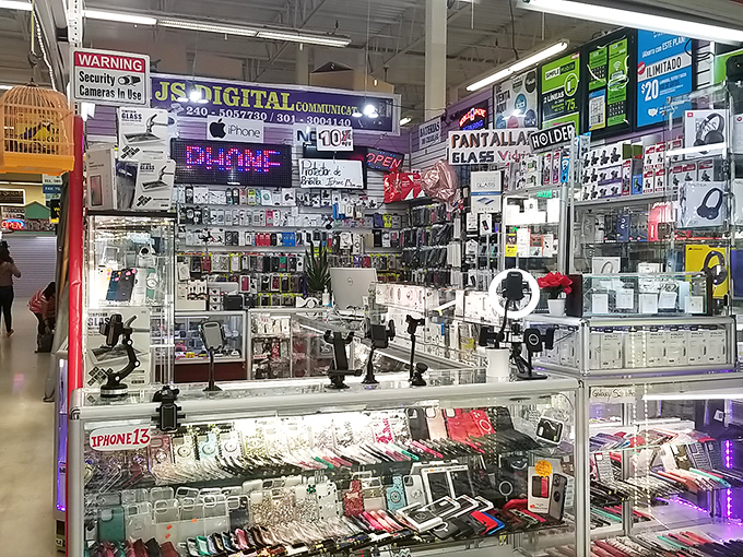 Not your average electronics section—this mini tech bazaar offers everything from phone cases to gadgets you forgot existed but suddenly need.