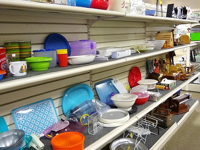 A rainbow of kitchen possibilities awaits—from Tupperware that's outlasted marriages to serving pieces ready for their second act in your home.
