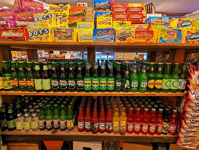 The soda selection rivals the Library of Congress in variety, with flavors ranging from nostalgic classics to concoctions that seem designed specifically to win dares.