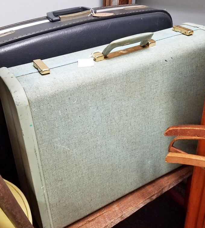These vintage suitcases weren't just luggage—they were portable hope chests for generations who packed their dreams alongside their socks.