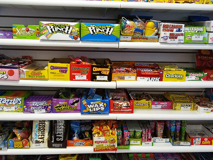 The nostalgic candy aisle – where Gen Xers point excitedly and say, "I haven't seen these since I was 10!" at least seventeen times.