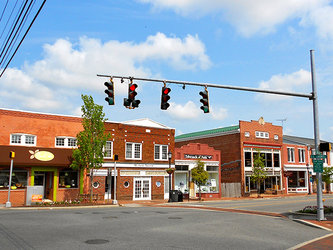 Milford's revitalized downtown invites leisurely strolls past colorful storefronts – small-town living with big personality and smaller price tags.