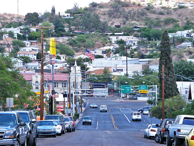 Nogales stretches toward the horizon! This border town's colorful buildings cascade down hillsides, offering international flavor at domestic prices.