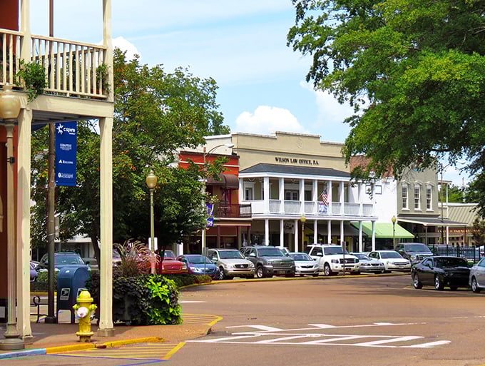 Oxford's charming square invites leisurely strolls past colorful storefronts – where literary history meets budget-friendly living.