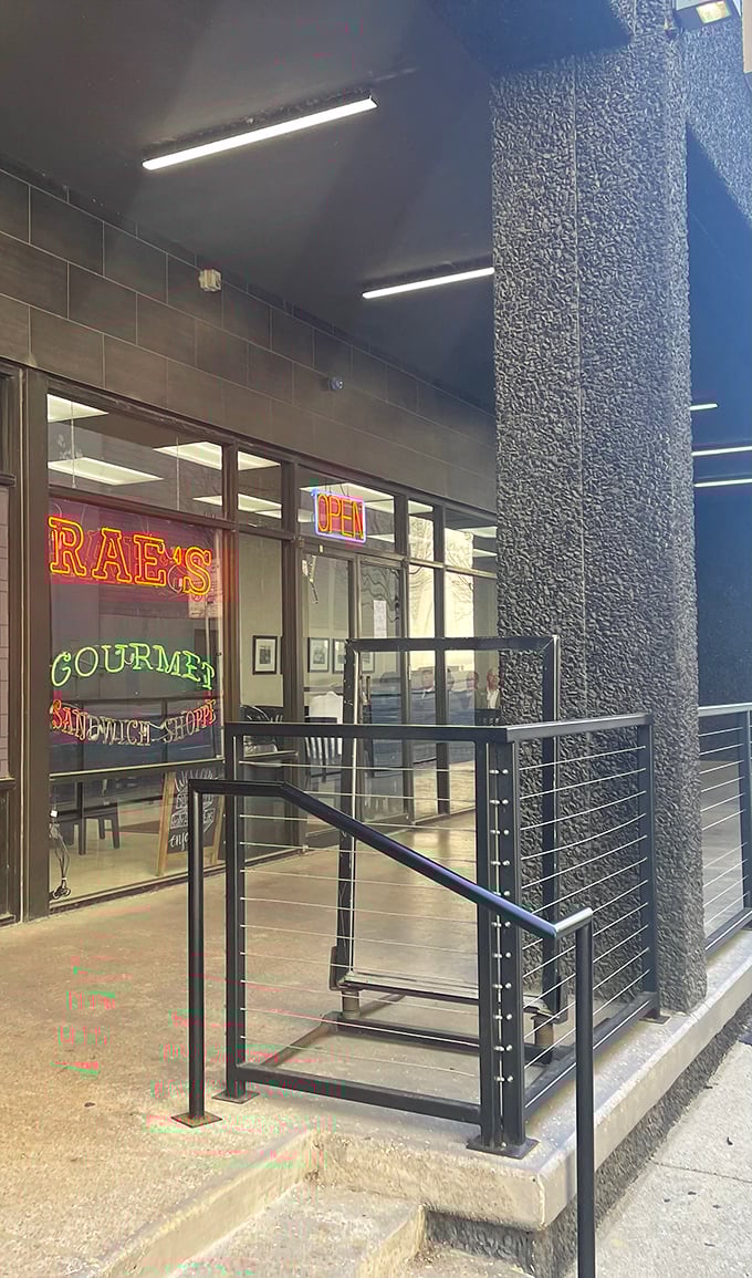Rae's Gourmet Sandwich Shoppe sits like a culinary beacon in Nashville's urban landscape, drawing hungry souls with magnetic charm.