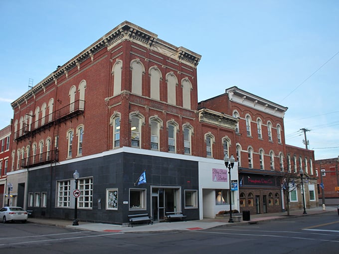 Sharon's brick buildings and ornate details transport you to a time when craftsmanship mattered and neighbors knew your name.