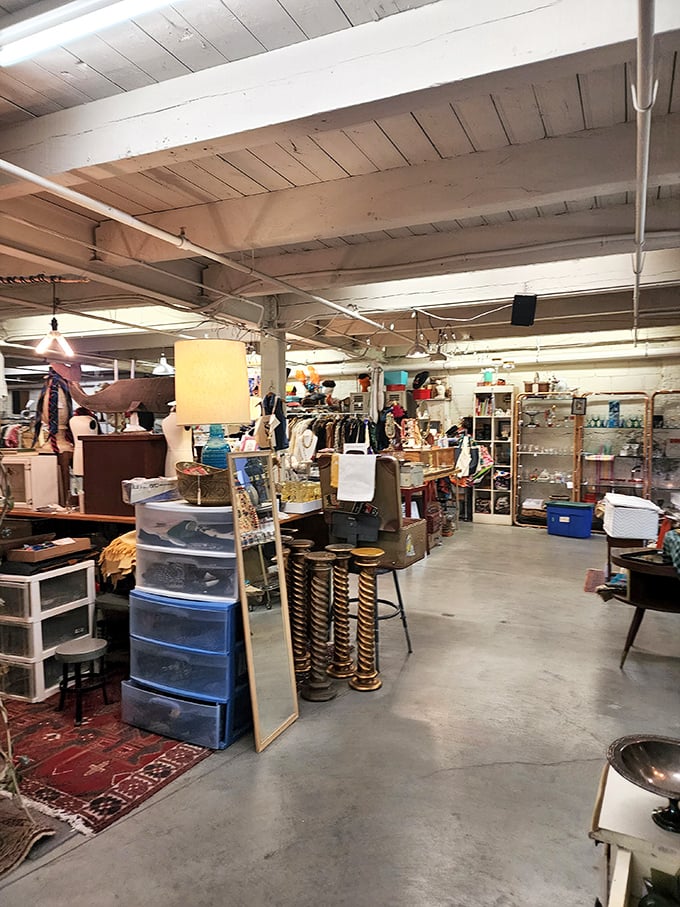SoWa's brick facade welcomes urban treasure hunters to Boston's most stylish secondhand adventure.