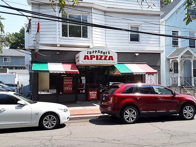 Zuppardi's Apizza: Those Italian flag awnings aren't just decoration—they're a heritage statement backed up by generations of pizza perfection.