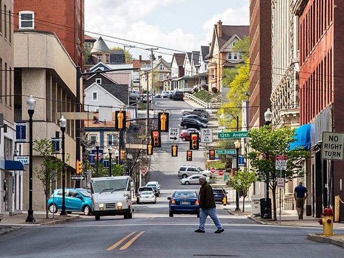 The view from Altoona's hills reveals a city nestled in Pennsylvania's heartland – where small-town charm meets mountain beauty.