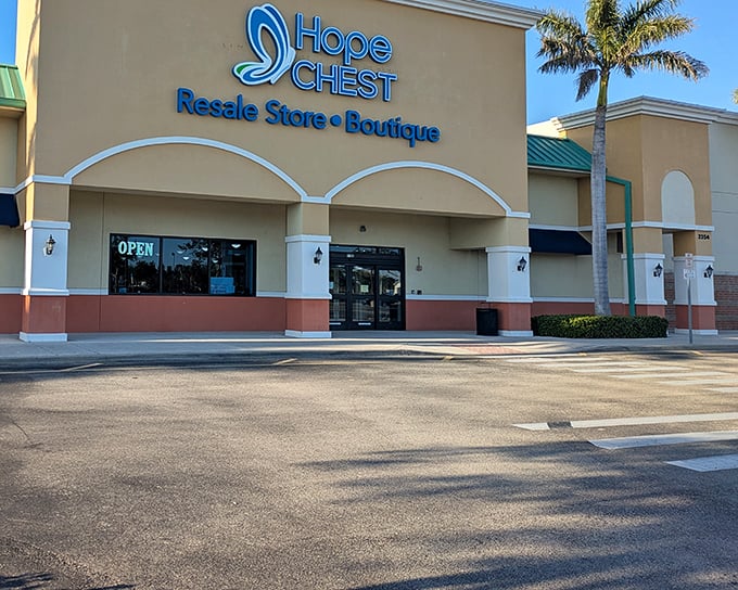 Clean lines and thoughtful organization make this thrift store feel more like a department store without the sticker shock.
