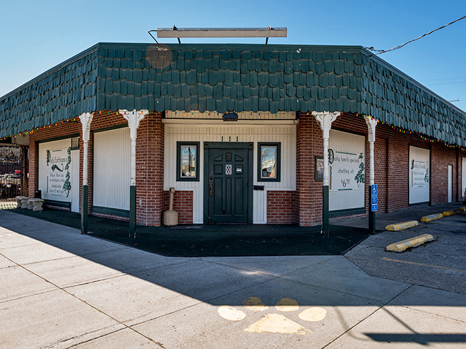 The unassuming brick exterior of Mackey's hides a treasure trove of perfectly cooked steaks that would make any carnivore weak in the knees.