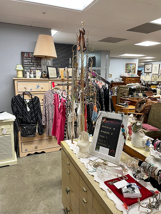 A carefully curated collection of treasures awaits at Odds & Ends Again—from statement furniture to delicate jewelry displays. & ends again (arden hills)