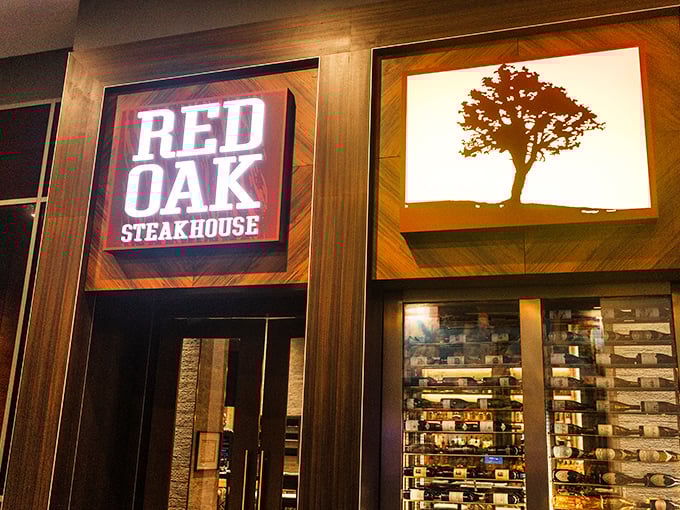 The warm wood tones and sleek design of Red Oak hint at the perfect marriage of tradition and innovation inside.