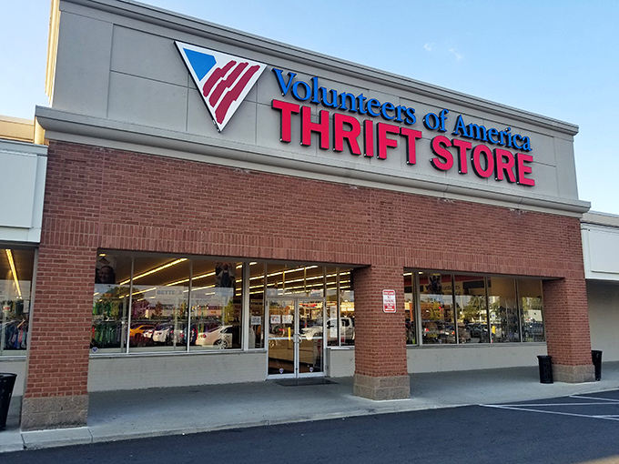 The clean, modern storefront of VOA – where your thrifting adventure supports veterans and community programs too.