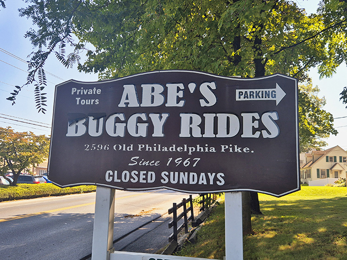 "Closed Sundays" tells you everything about authentic Amish experiences. Abe's buggies have been clip-clopping since The Graduate was in theaters.