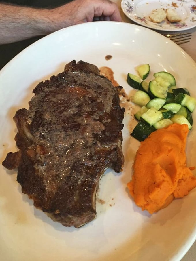 A steak cooked with respect and served with vegetables that aren't mere afterthoughts. This is protein with purpose.