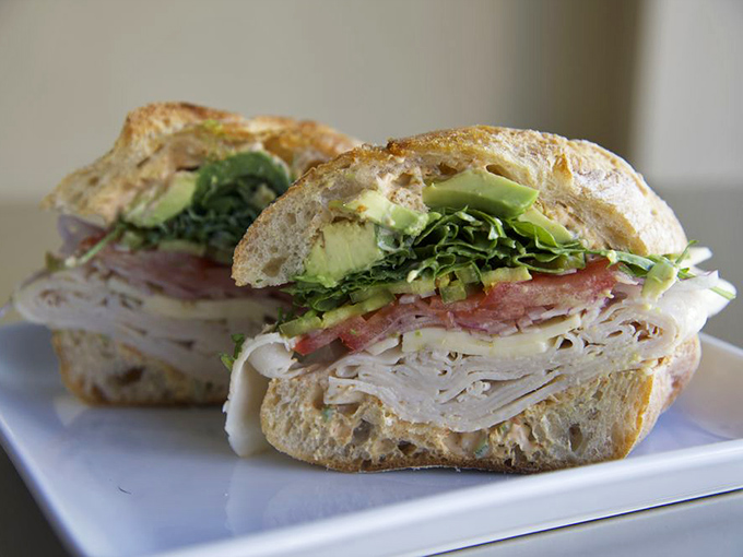 The Baja Turkey isn't just a sandwich—it's a California vacation between bread. Fresh ingredients stacked with precision that would make engineers proud.