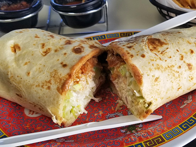 Some burritos are merely food. This one's a revelation wrapped in foil—the kind that makes you question every other burrito you've ever committed to memory.