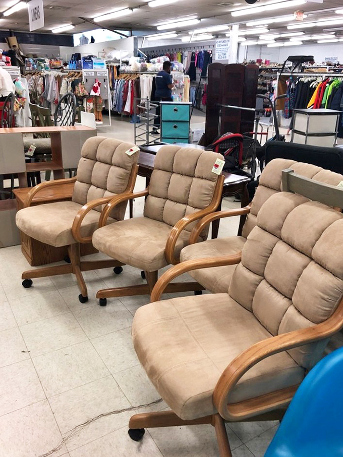 These cushy office chairs aren't just furniture—they're time machines from the era when meetings happened in person.