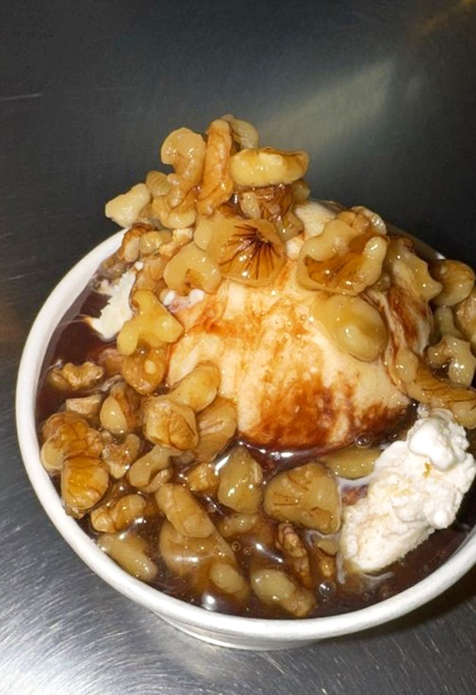 The maple walnut sundae doesn't just satisfy a craving—it creates a new standard for what dessert should be. Sweet, nutty perfection in every spoonful.