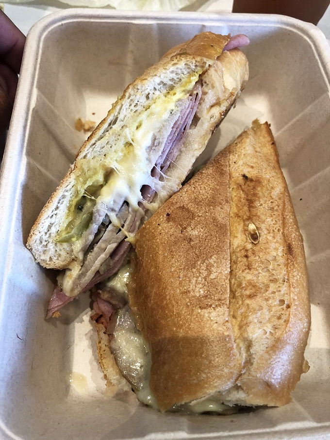The Cuban sandwich: where ham, pork, and cheese have the kind of harmonious relationship that relationship counselors should study.