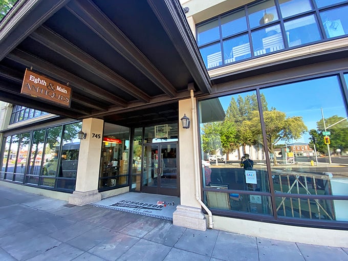 Eighth & Main Antiques offers treasure hunting without the pirate ships. Your next conversation piece is waiting behind these doors. Photo credit: <a href="https://maps.google.com/maps/contrib/107056712198401068597" target="_blank" rel="noopener noreferrer">Mark Konings</a>