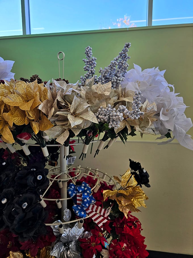 Seasonal blooms that never wilt—these artificial flower arrangements bring perpetual spring to Wisconsin homes without the watering commitment.