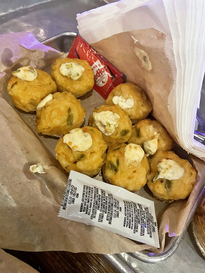 Jalapeño kicks these mac and cheese bites into another dimension. Like your favorite childhood comfort food decided to have an adventure in the Southwest.