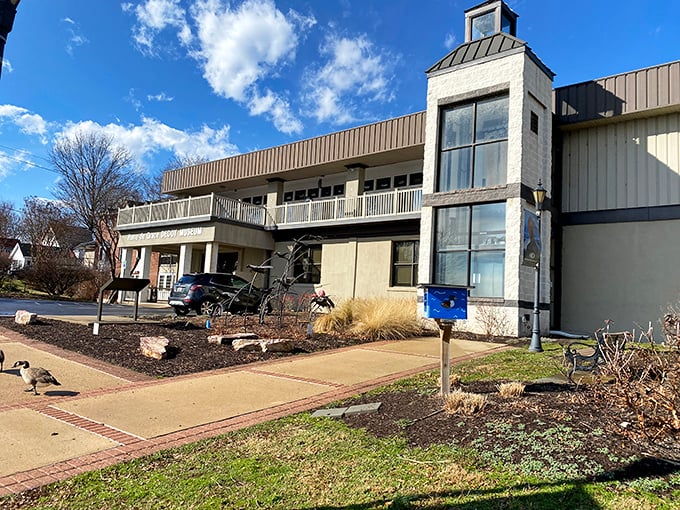 The Havre de Grace Maritime Museum doesn't just preserve history—it celebrates it with architecture that looks like it's ready to set sail itself.