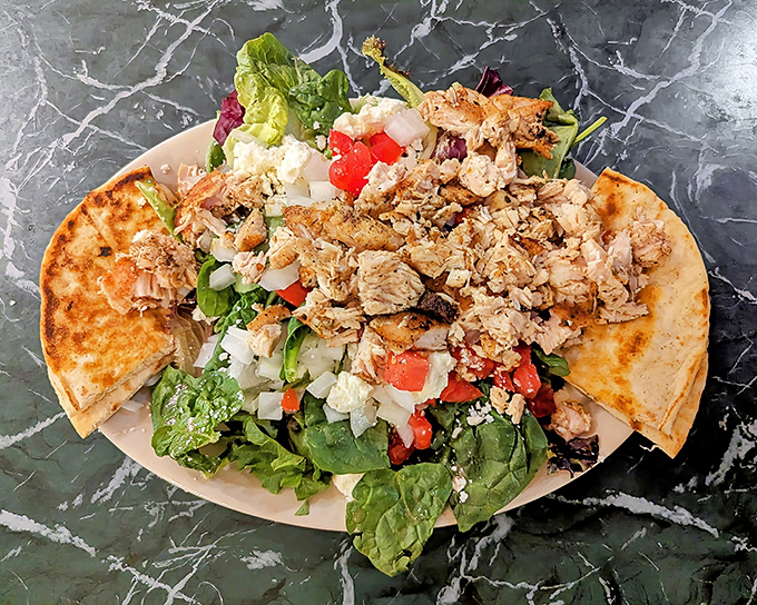 Not all heroes wear capes—some come on a plate with grilled chicken, fresh greens, and enough feta to make a Greek grandmother proud.