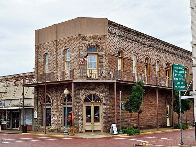 Corner buildings with character that can't be manufactured. This historic square has witnessed more Texas history than most textbooks cover.