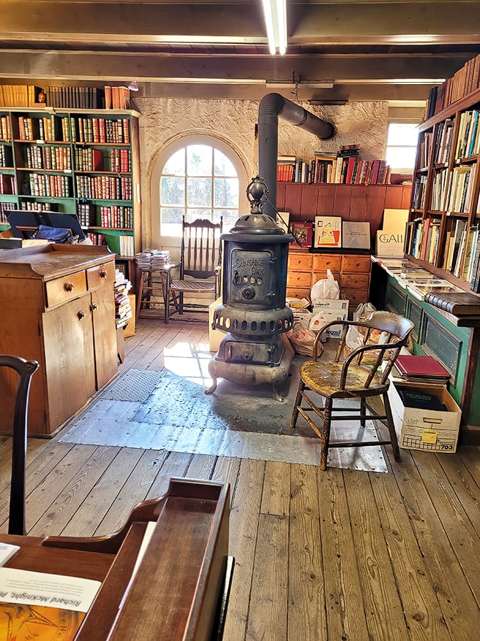 This vintage stove doesn't just warm the room—it warms the soul. Perfect for those long Pennsylvania winters with a good book.
