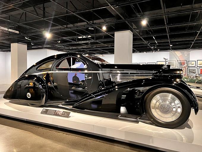 Sleek, sinister, and sophisticated—this Art Deco masterpiece isn't just a car, it's what Darth Vader would drive to the opera.
