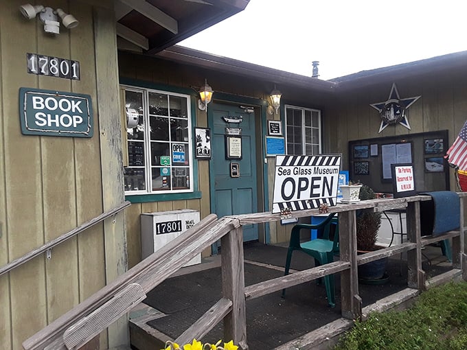 "Sea Glass Museum: Open" – where yesterday's trash becomes today's treasure in a transformation that would make Marie Kondo weep with joy.