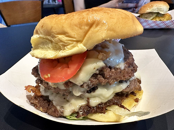 The Sleepy Hollow burger doesn't mess around—those perfectly melted cheese layers are like geological strata of deliciousness. Archaeologists of flavor, start your excavation.