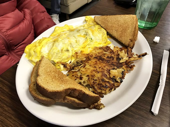 These hash browns didn't just get crispy by accident. Someone back there understands the sacred contract between potato and griddle.