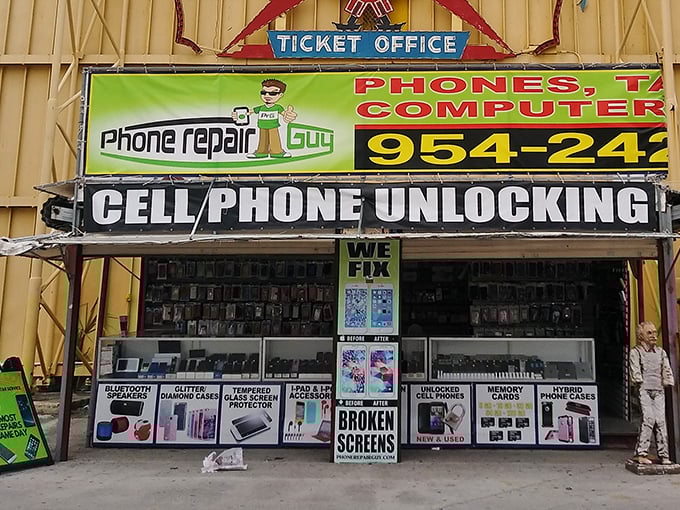Need your digital lifeline repaired? The Phone Repair Guy promises resurrection for your shattered screen dreams.