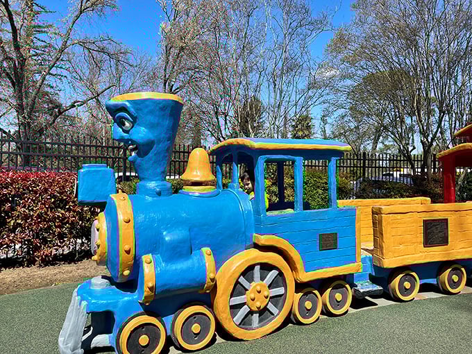 All aboard the little blue engine that could—and does—capture the imagination of train enthusiasts both young and young-at-heart.