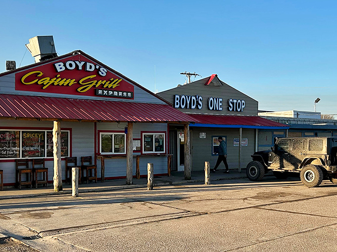 Boyd's unassuming exterior hides Cajun gold within. This little red-roofed building has locals lining up for authentic Louisiana flavors.