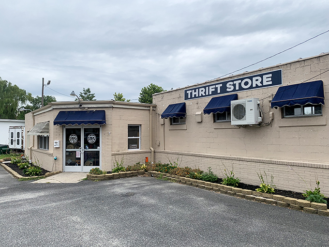 Bridging the Gap's humble exterior is the Clark Kent of thrift stores – unassuming until you discover its super powers inside.