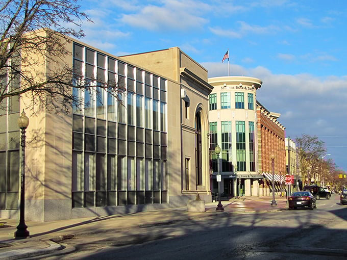 Monroe's historic buildings line up like well-preserved chapters in a Michigan history book you can actually afford to live in.