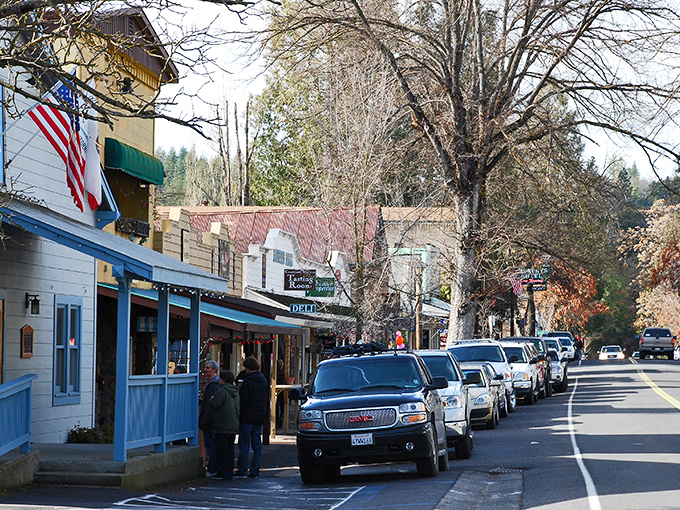 Murphys' brick buildings and balconied storefronts have witnessed California history since the Gold Rush days.