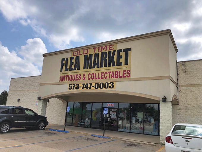 Old Time Flea Market lives up to its name with authentic vintage charm in every corner.