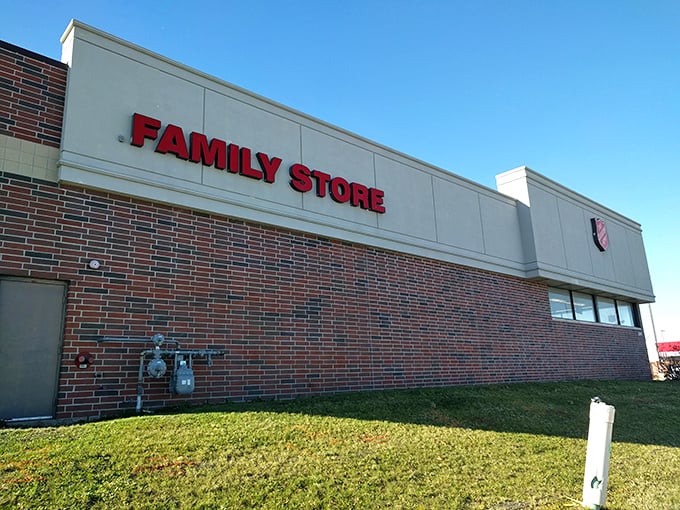 The Salvation Army's no-nonsense brick exterior hides a wonderland of possibilities and second chances.