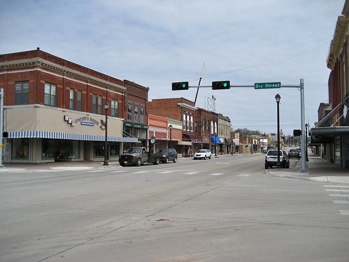 Wayne's brick-lined main street offers a warm welcome and cool savings, with storefronts that haven't surrendered to big-city price inflation.