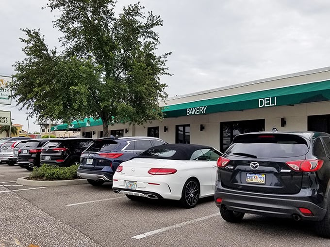 Wright's Gourmet House – where Tampa's parking lot reveals the universal truth: great sandwiches create impossible parking situations.