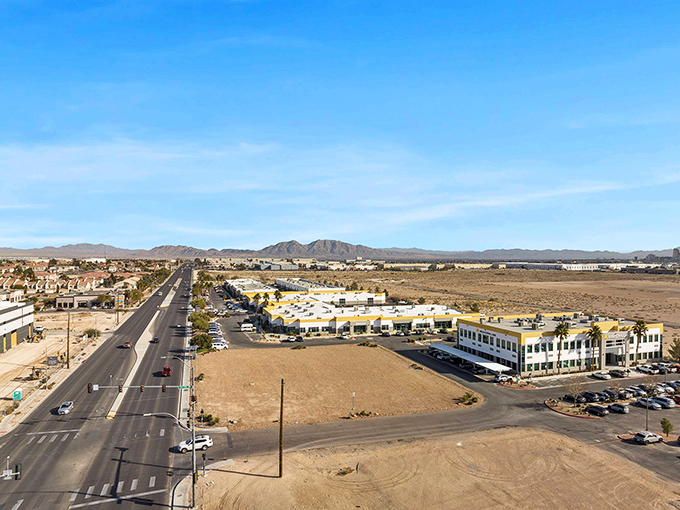 The wide boulevards of North Las Vegas offer breathing room you won't find on the Strip. Same sunshine, fewer tourists, lower prices!
