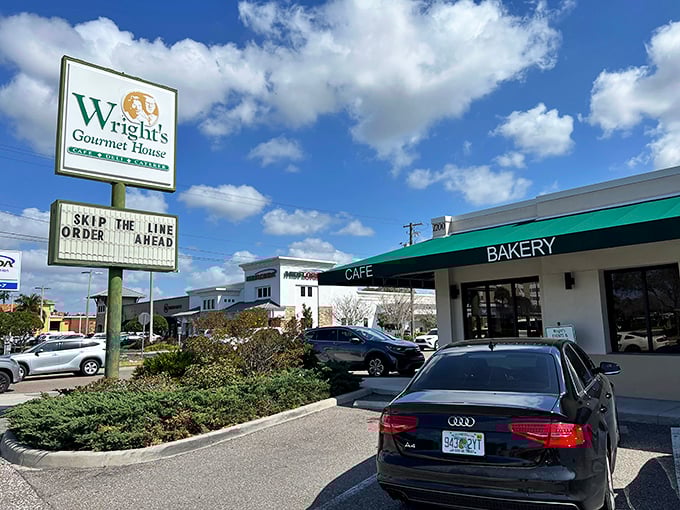 Wright's understated exterior is culinary camouflage – inside lurks Tampa's most dangerous beef martini sandwich.